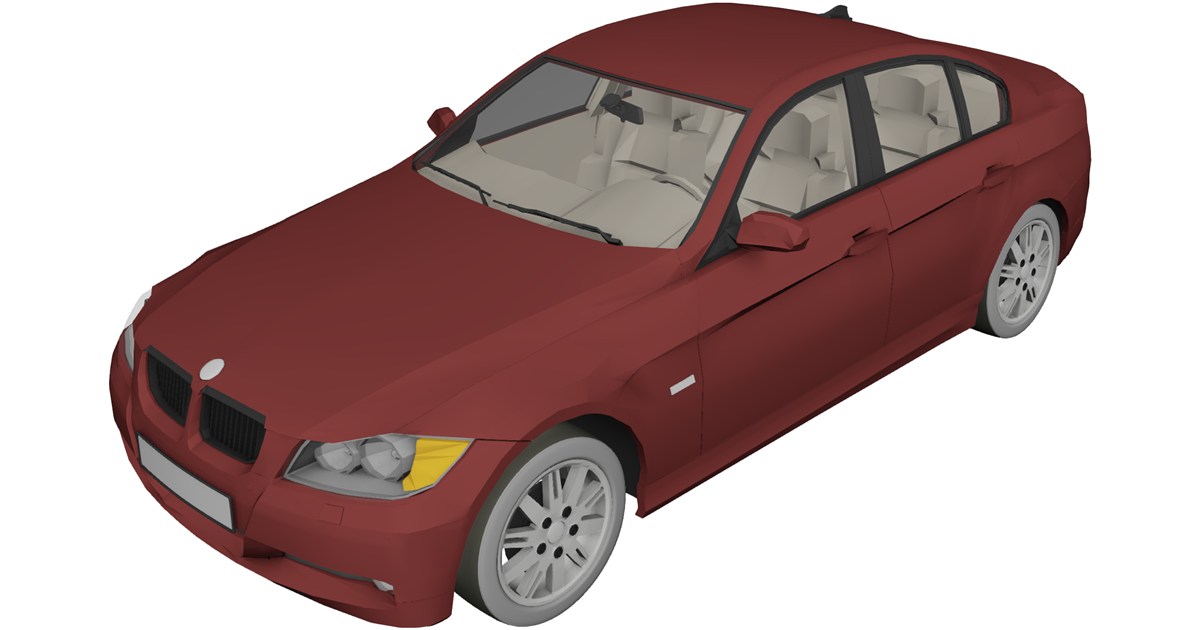 BMW 3-Series 3D Model - 3D CAD Browser