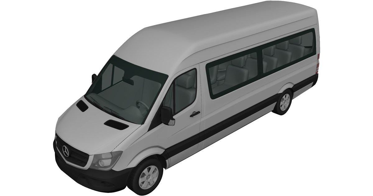 Mercedes-Benz Sprinter H2L3 3D Model (2013) - 3D CAD Browser