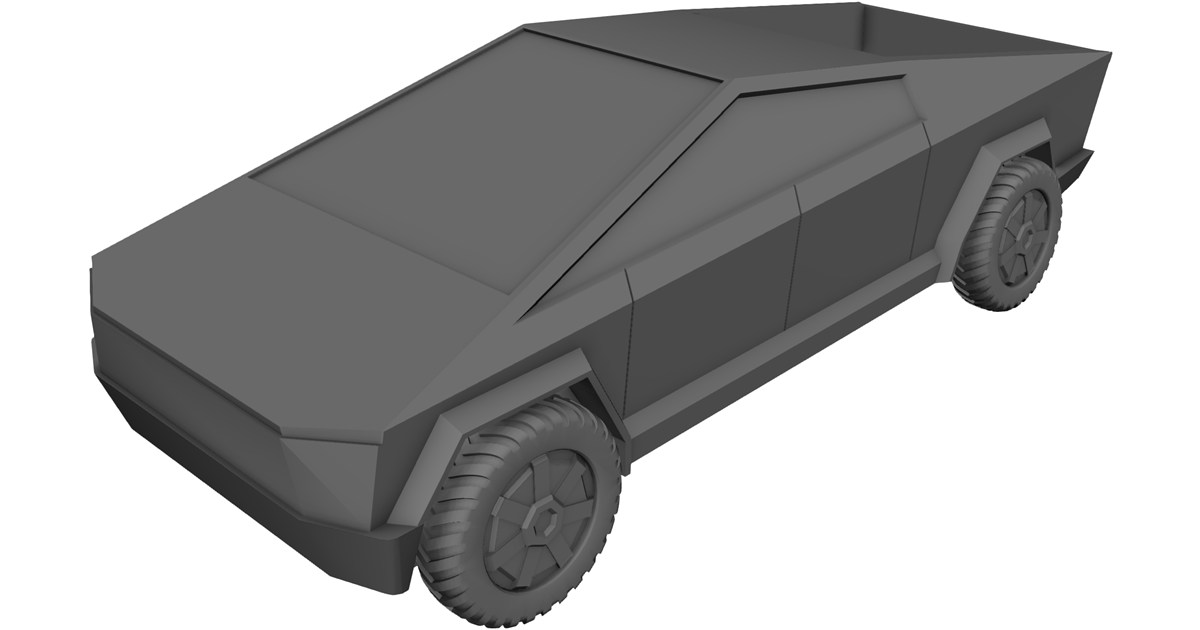 Tesla Cybertruck CAD Model - 3D CAD Browser