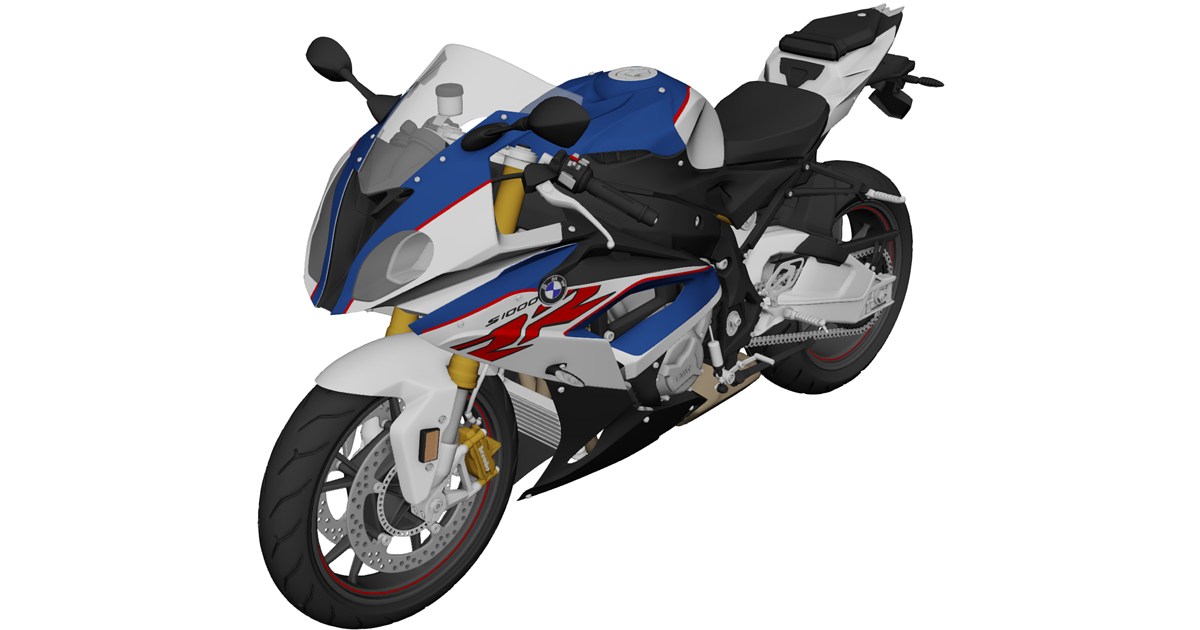 BMW S 1000 RR 3D Model (2018) - 3D CAD Browser
