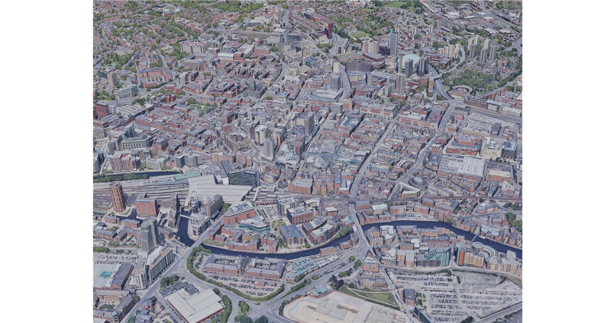 Leeds City, UK 3D Model (2019) - 3D CAD Browser