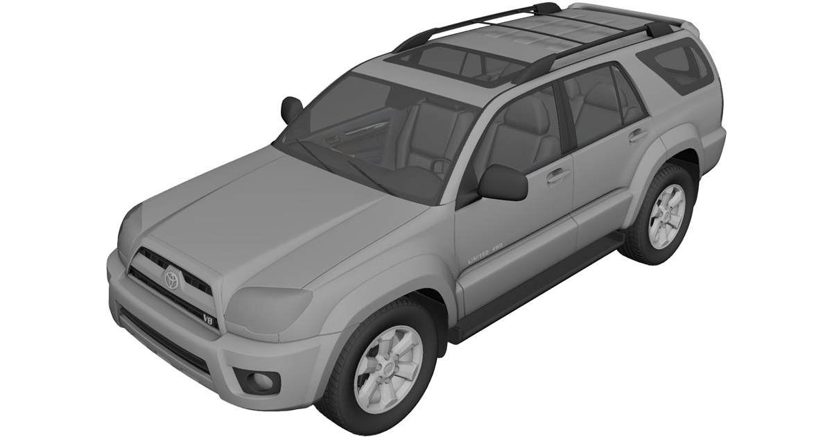 Toyota 4Runner 3D Model (2009) - 3D CAD Browser