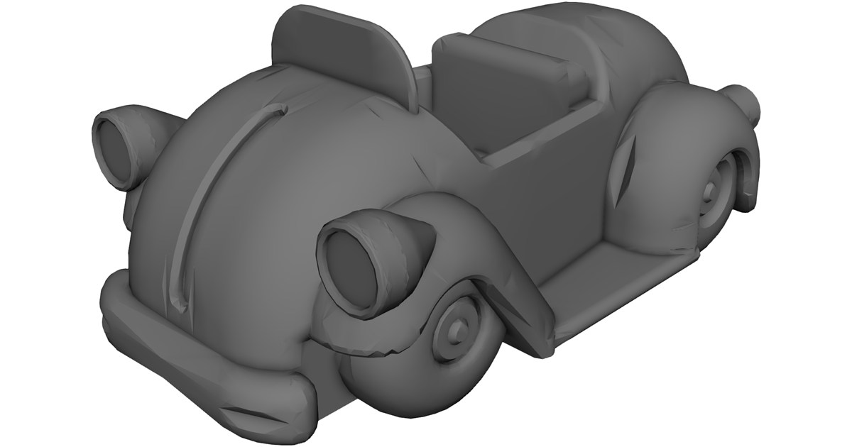 Toy Car 3D Model | 3D CAD Browser