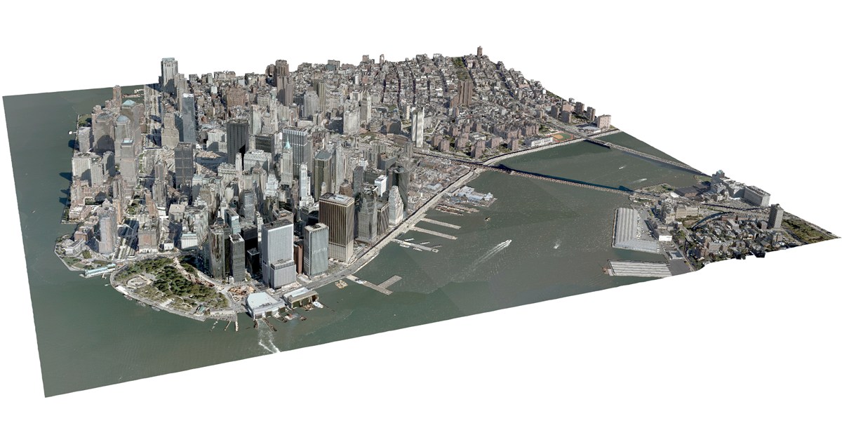 New York City Lower Manhattan 3D Model - 3D CAD Browser