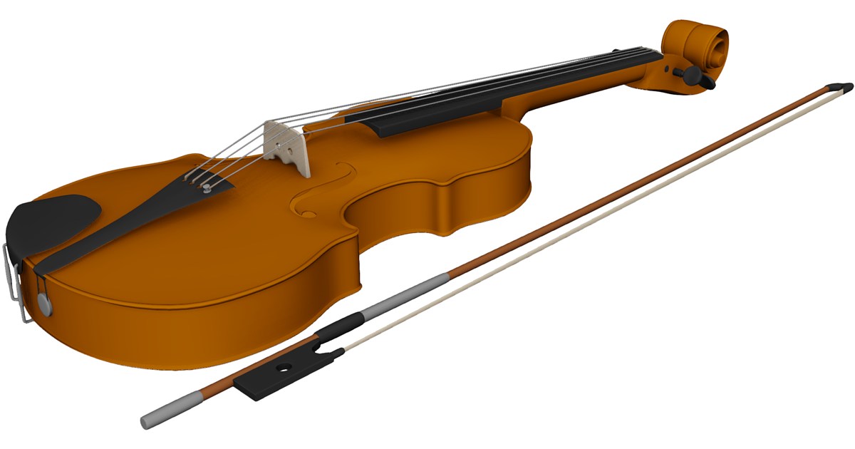 Violin 3D Model - 3D CAD Browser
