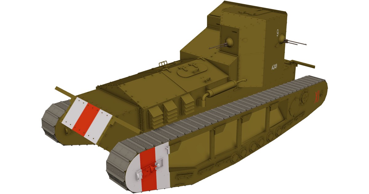 Whippet Tank 3D Model - 3D CAD Browser
