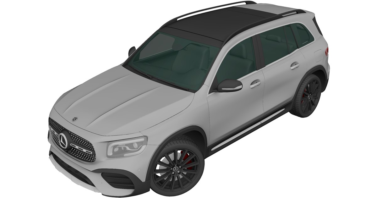 Mercedes-Benz GLB AMG 3D Model (2019) - 3D CAD Browser