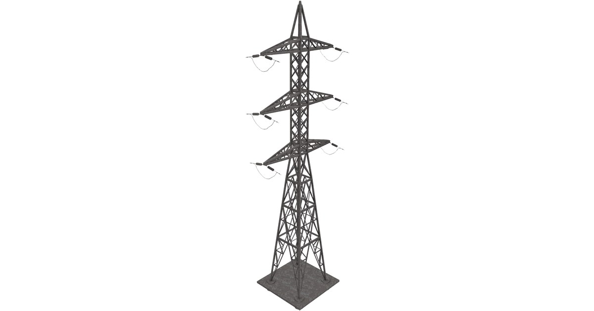 Electricity Pylon 3D Model - 3D CAD Browser