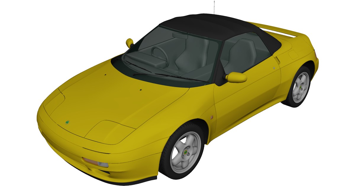 Lotus Elan 3D Model (1996) - 3D CAD Browser