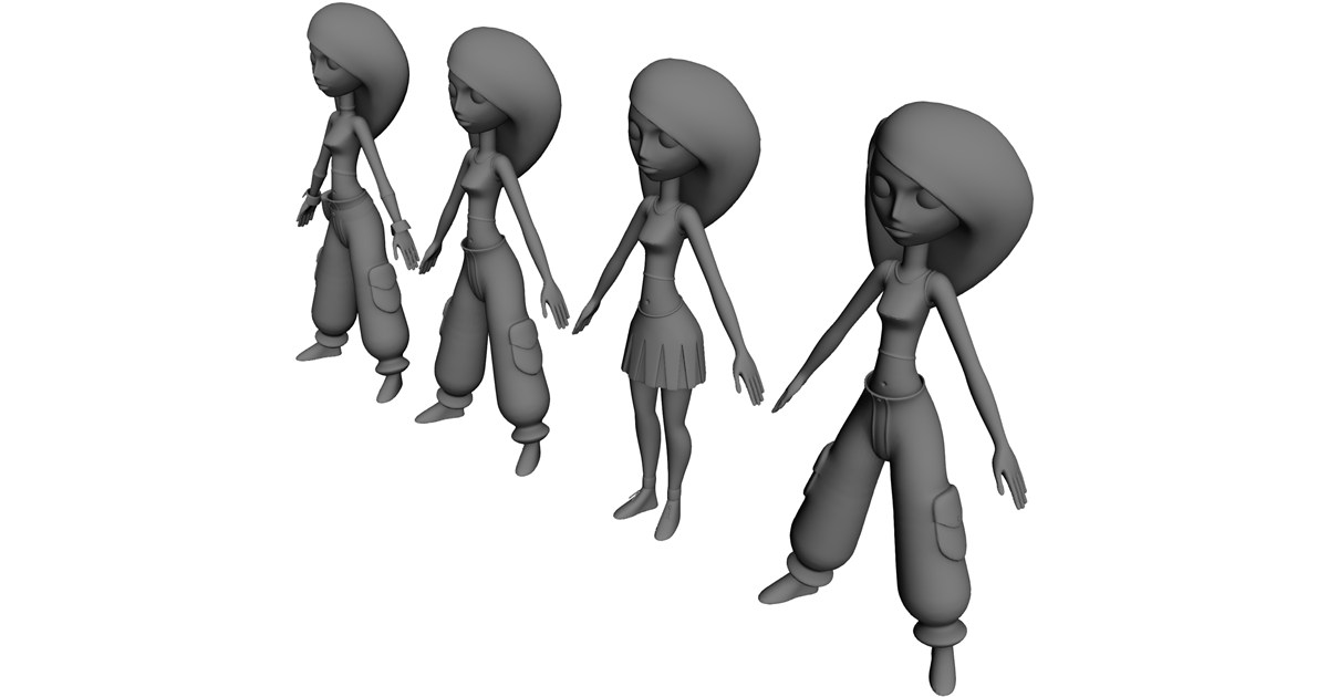 Kim Possible 3D Model - 3D CAD Browser