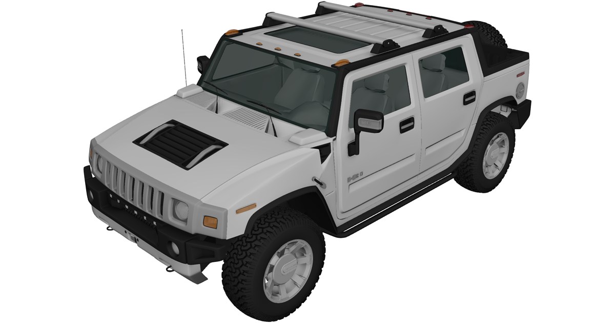 Hummer H2 3D Model (2011) - 3D CAD Browser