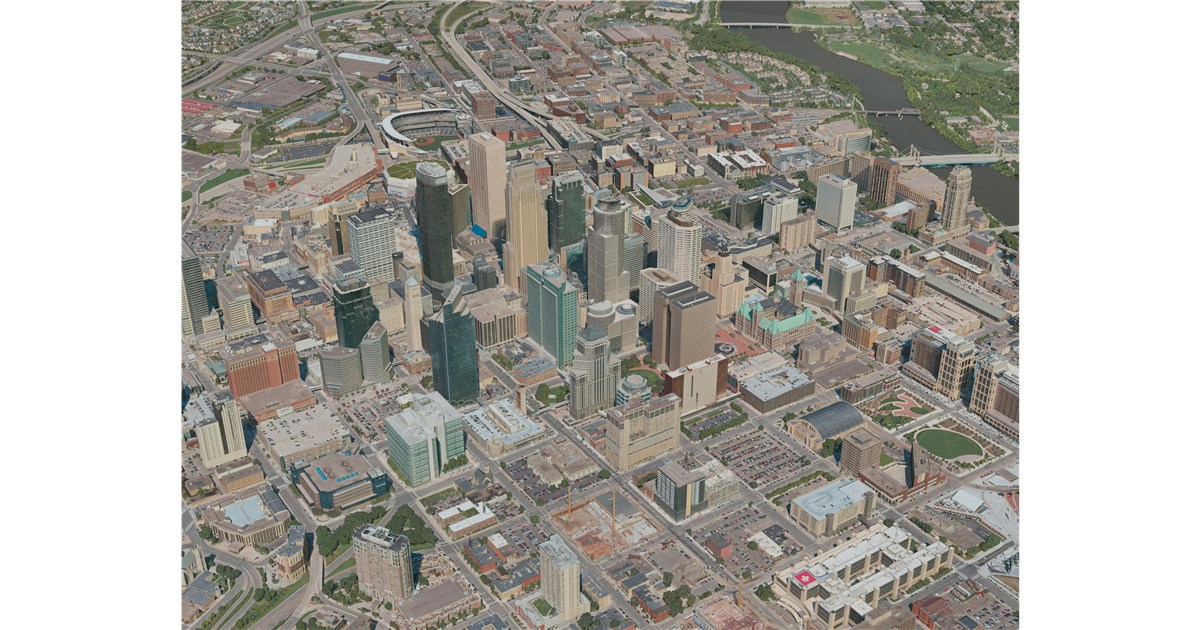 Minneapolis City, USA 3D Model (2020) - 3D CAD Browser