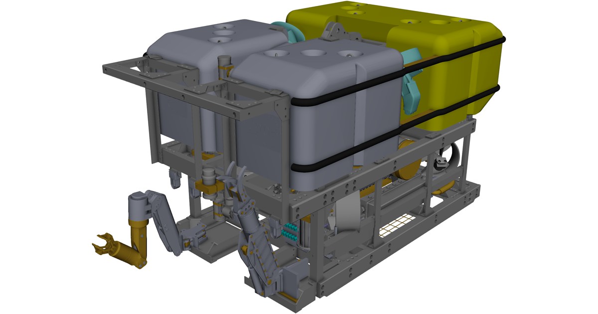 ROV Workclass CAD Model - 3D CAD Browser