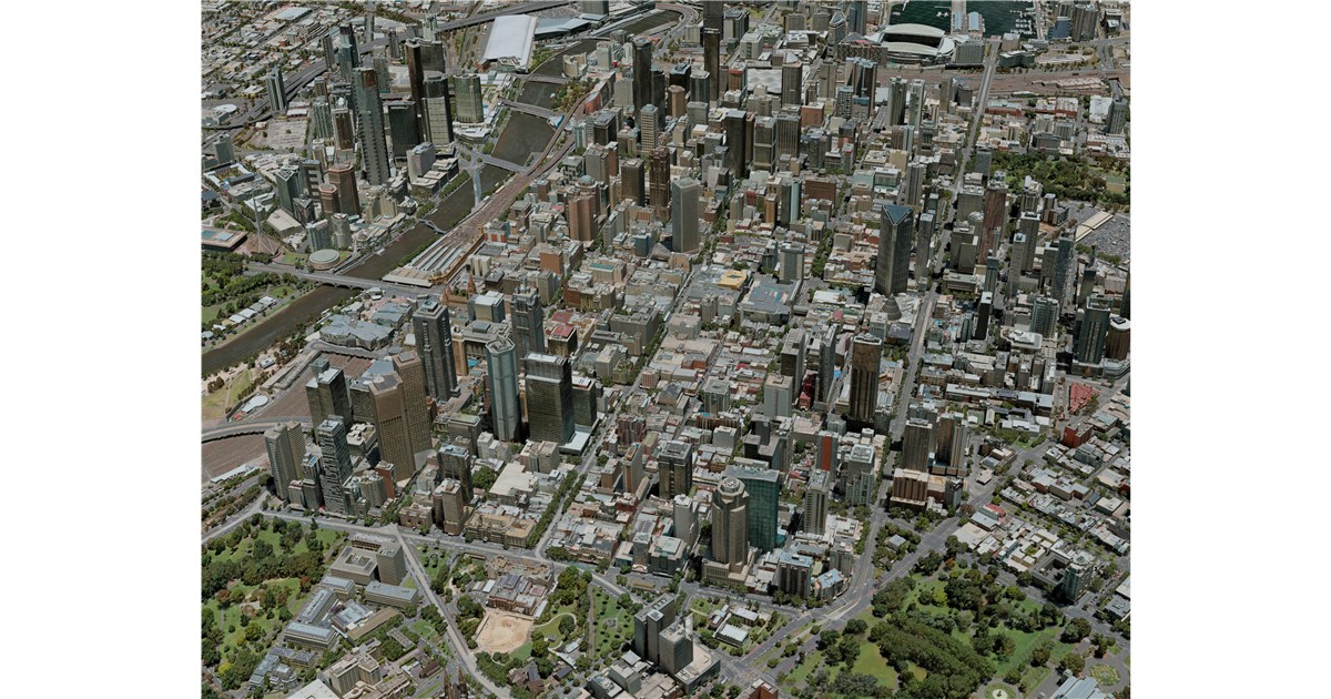 Melbourne City, Australia 3D Model (2020) - 3D CAD Browser