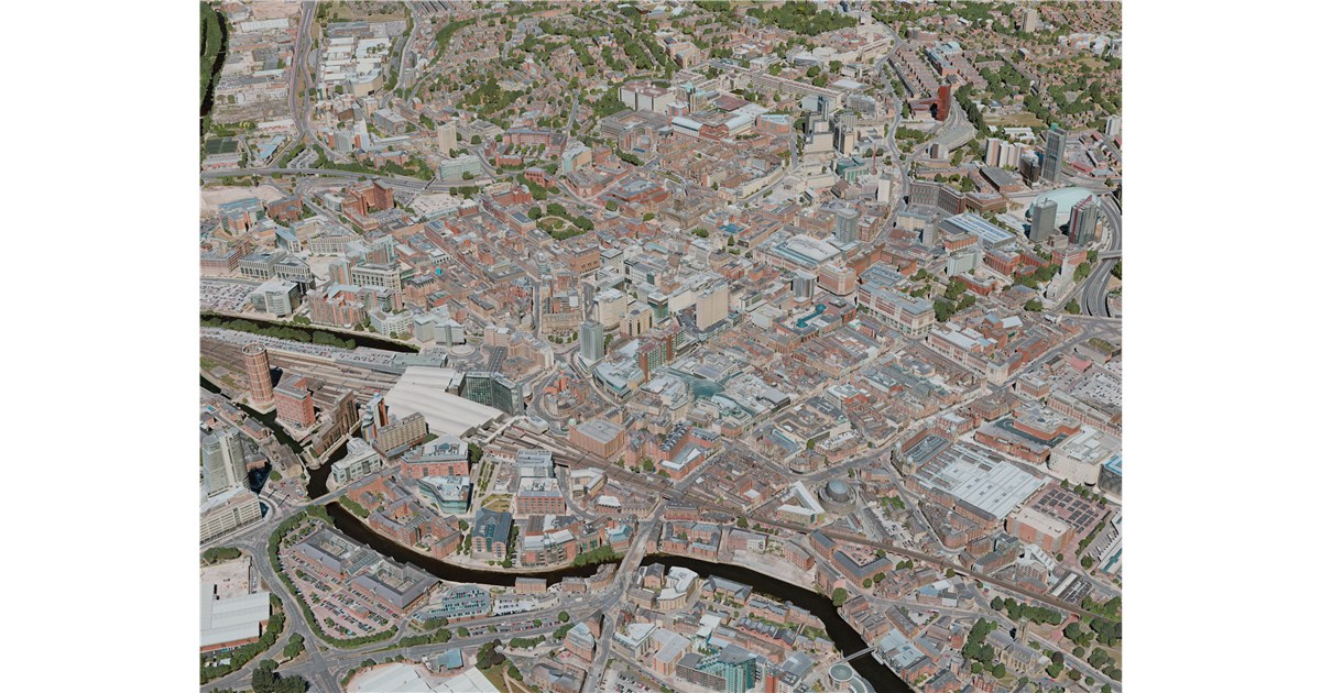 Leeds City, UK 3D Model (2020) - 3D CAD Browser