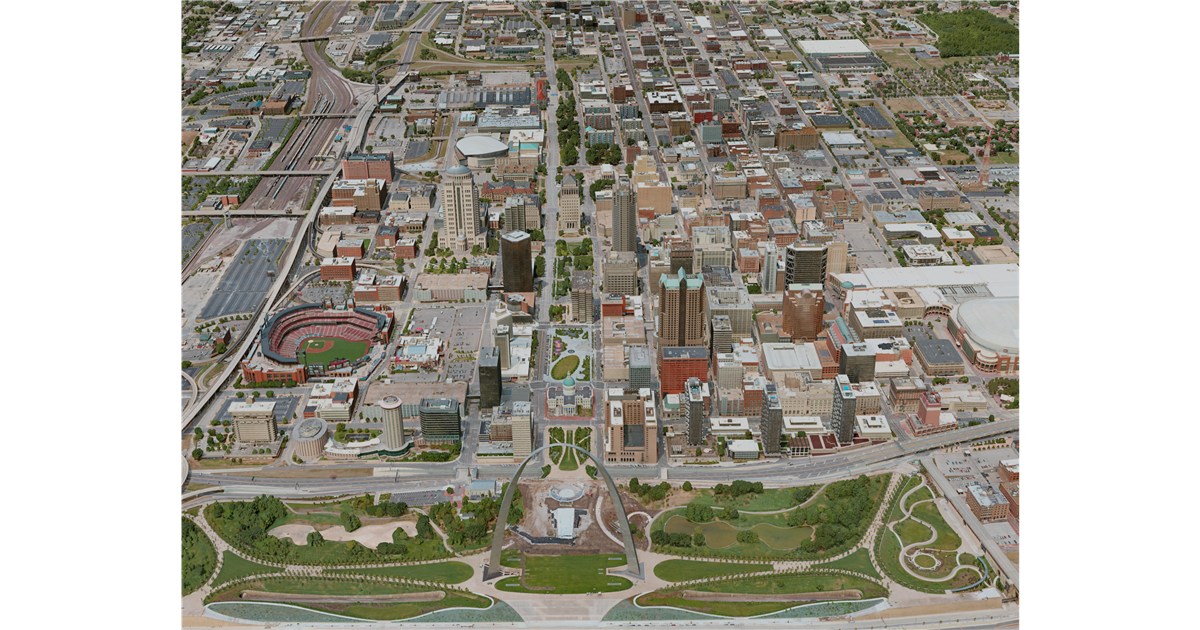 St. Louis City, USA 3D Model (2020) - 3D CAD Browser