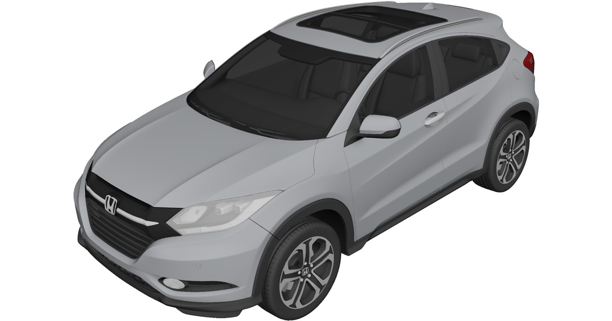 Honda HR-V 3D Model (2016) - 3D CAD Browser