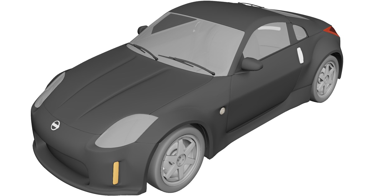 Nissan 350Z 3D Model - 3D CAD Browser