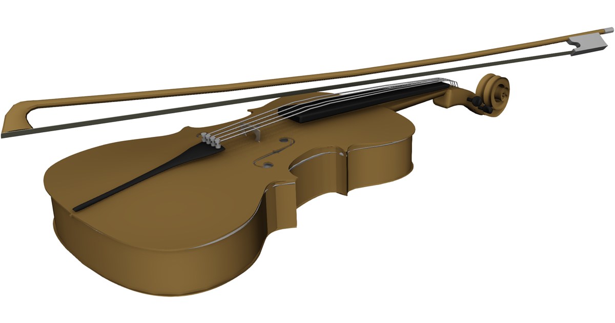Violin 3D Model - 3D CAD Browser