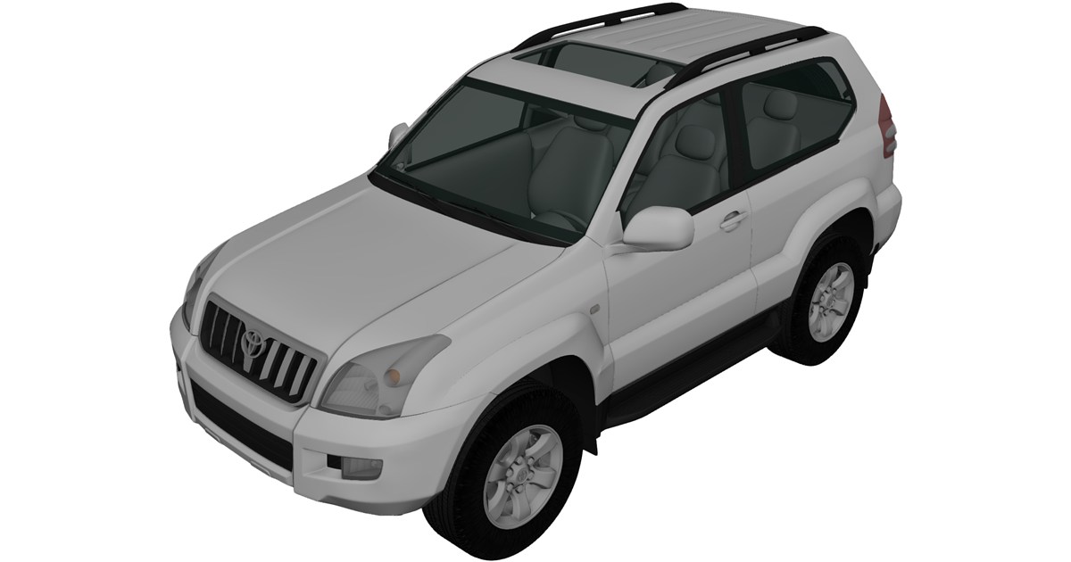 Toyota Land Cruiser Prado 3D Model (2007) - 3D CAD Browser