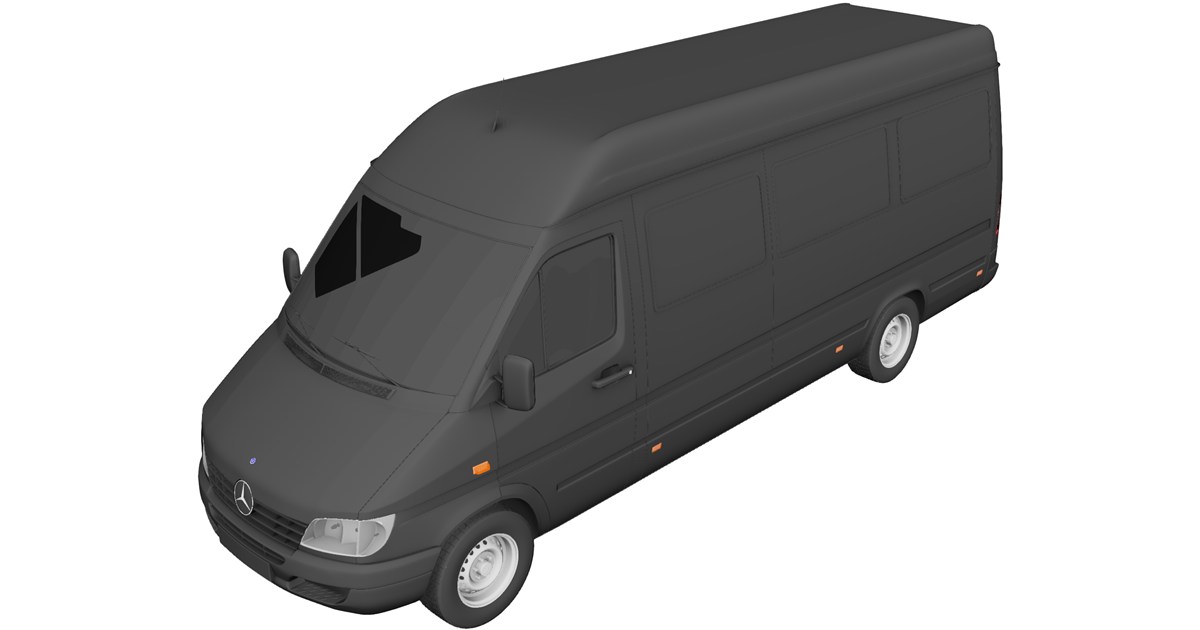 Mercedes-Benz Sprinter 3D Model (2001) - 3D CAD Browser