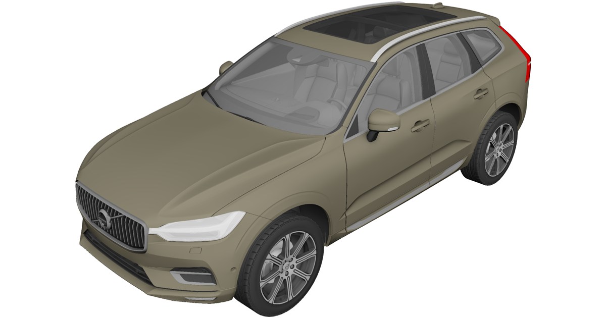 Volvo XC60 3D Model (2018) - 3D CAD Browser