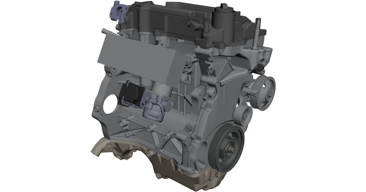 Honda Civic L15B7 Engine CAD Model - 3D CAD Browser