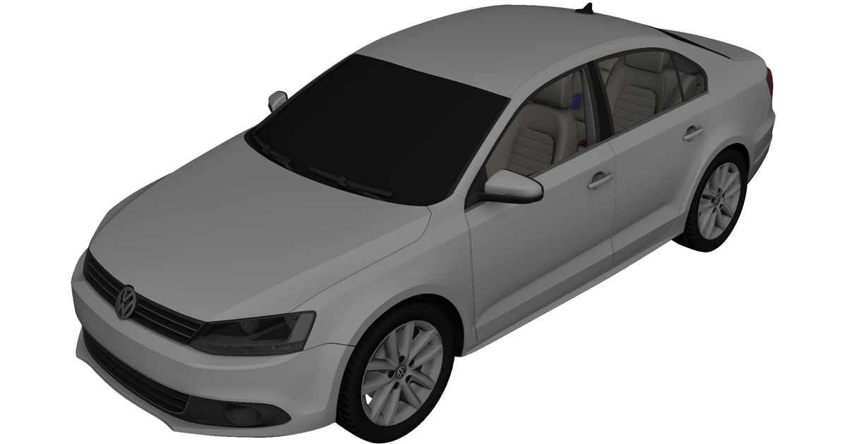 Volkswagen Jetta 3D Model (2012) - 3D CAD Browser