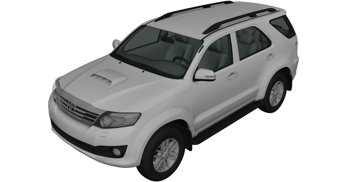 Toyota Fortuner 3D Model (2012) - 3D CAD Browser