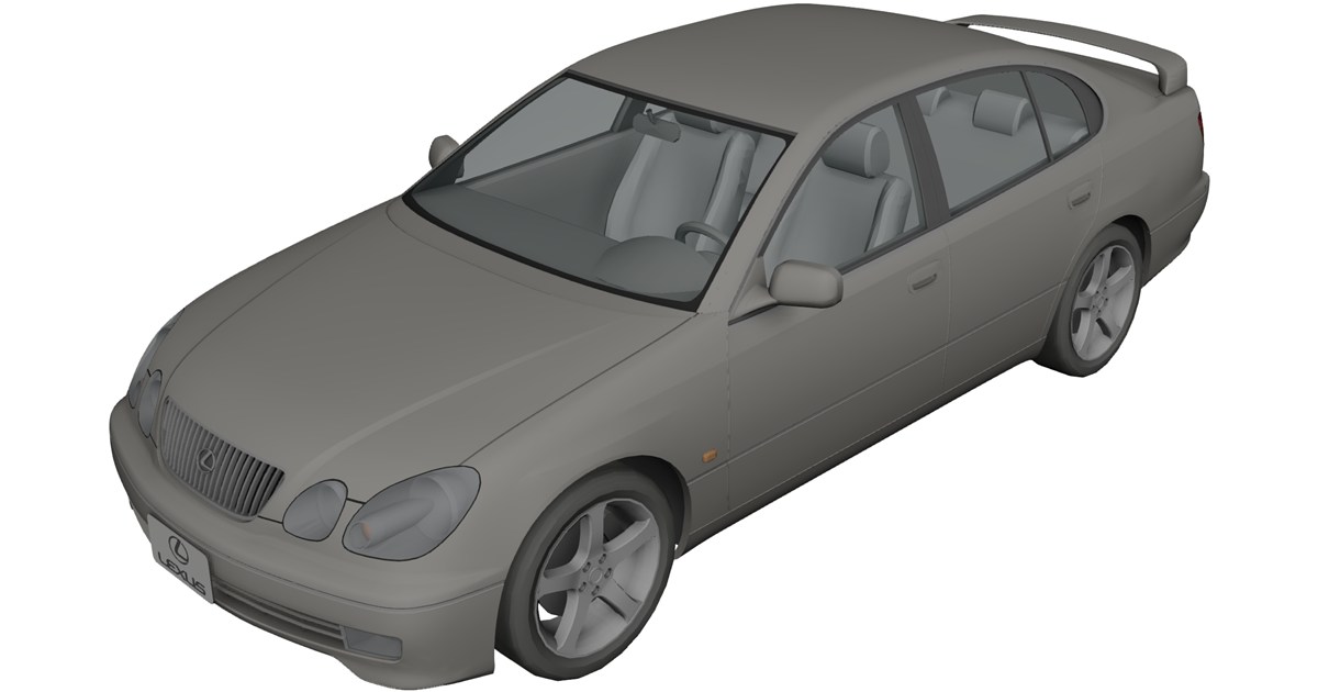 Lexus GS300 3D Model - 3D CAD Browser