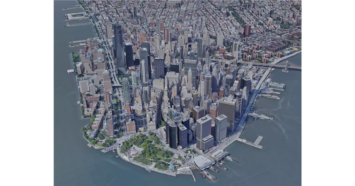 New York City, Lower Manhattan, USA 3D Model (2021) - 3D CAD Browser