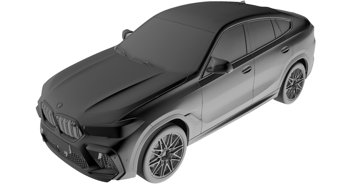 BMW X6M Competition 3D Model (2020) - 3D CAD Browser