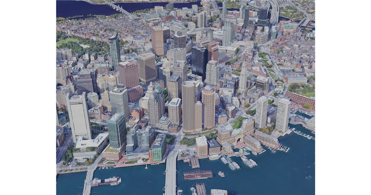 Boston City, USA 3D Model (2022) - 3D CAD Browser