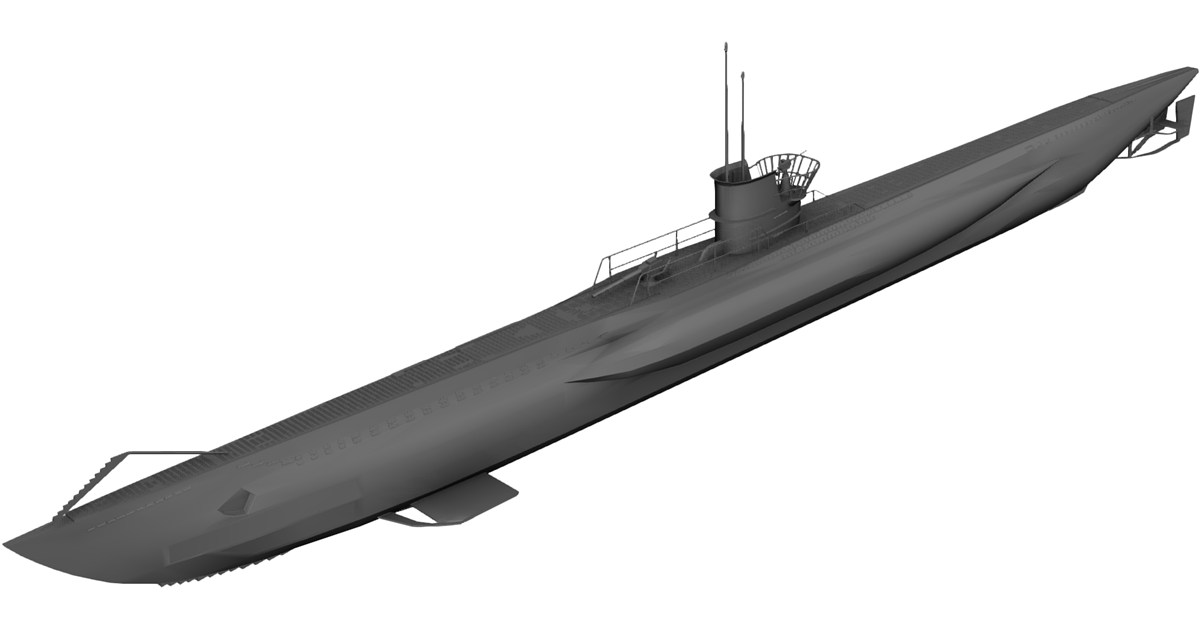 U-Boat 3D Model - 3D CAD Browser
