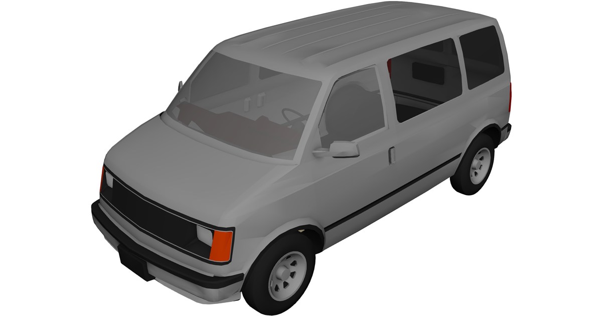 Chevrolet Astro Van 3D Model (1986) - 3D CAD Browser