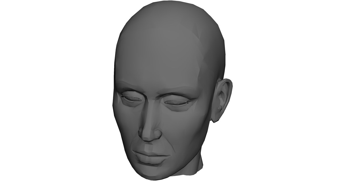 Head Female 3D Model | 3D CAD Browser
