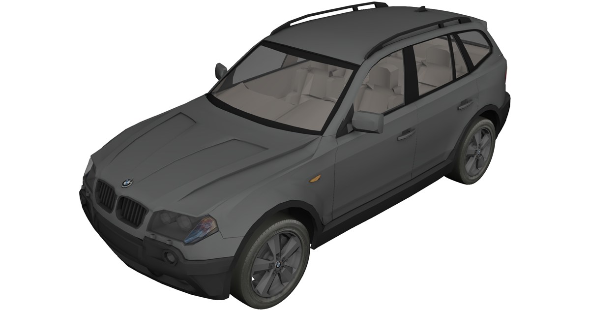 BMW X3 3D Model - 3D CAD Browser