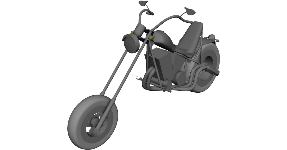 Chopper 3D Model - 3D CAD Browser