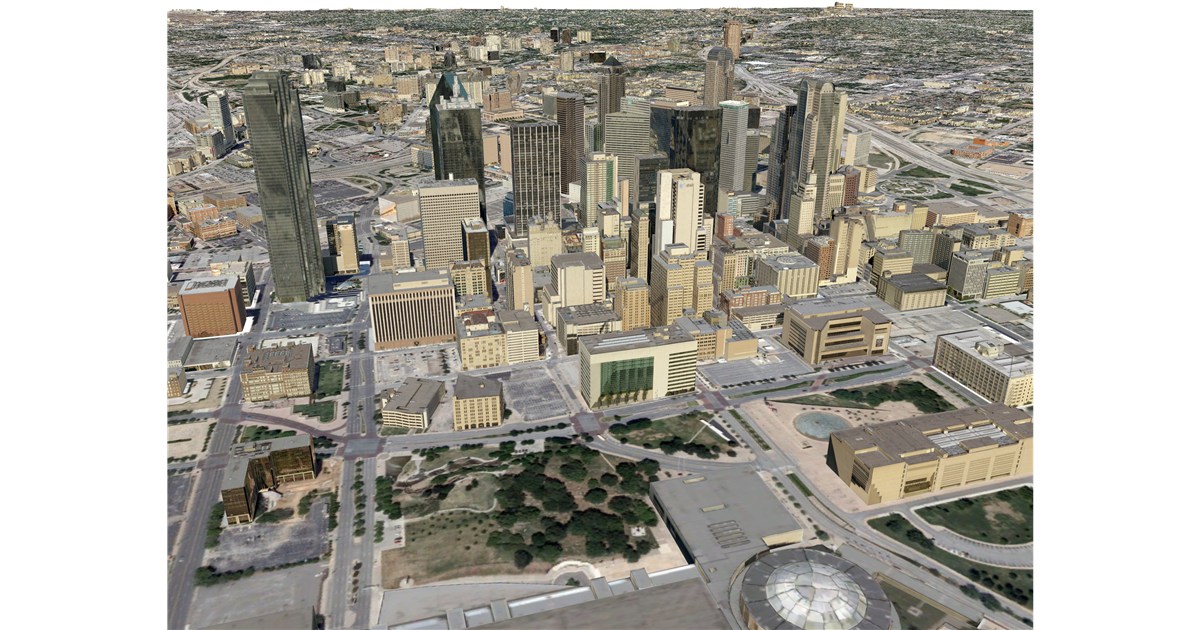 Dallas City 3D Model - 3D CAD Browser
