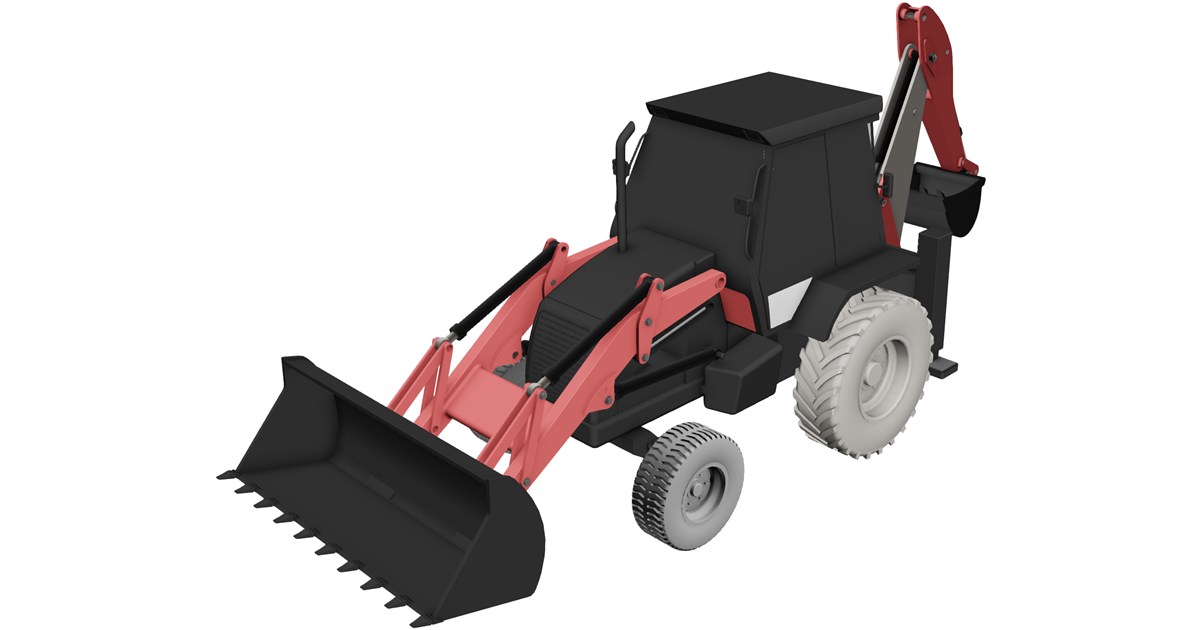 Wheel Loader CAD Model - 3D CAD Browser