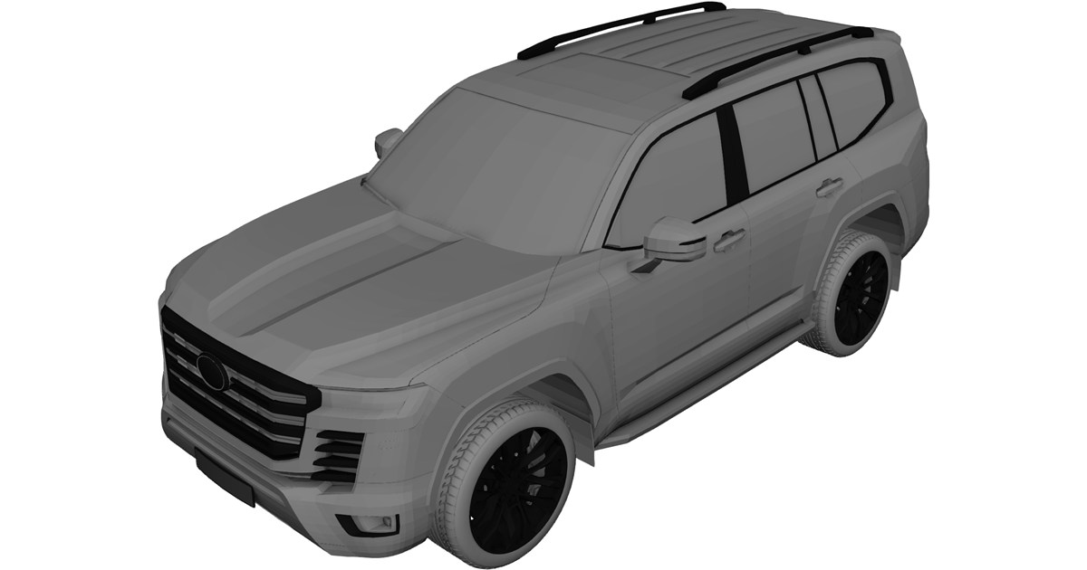 Toyota Land Cruiser 300 3D Model (2022) - 3D CAD Browser