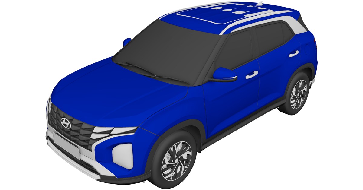 Hyundai Creta 3D Model (2022) - 3D CAD Browser