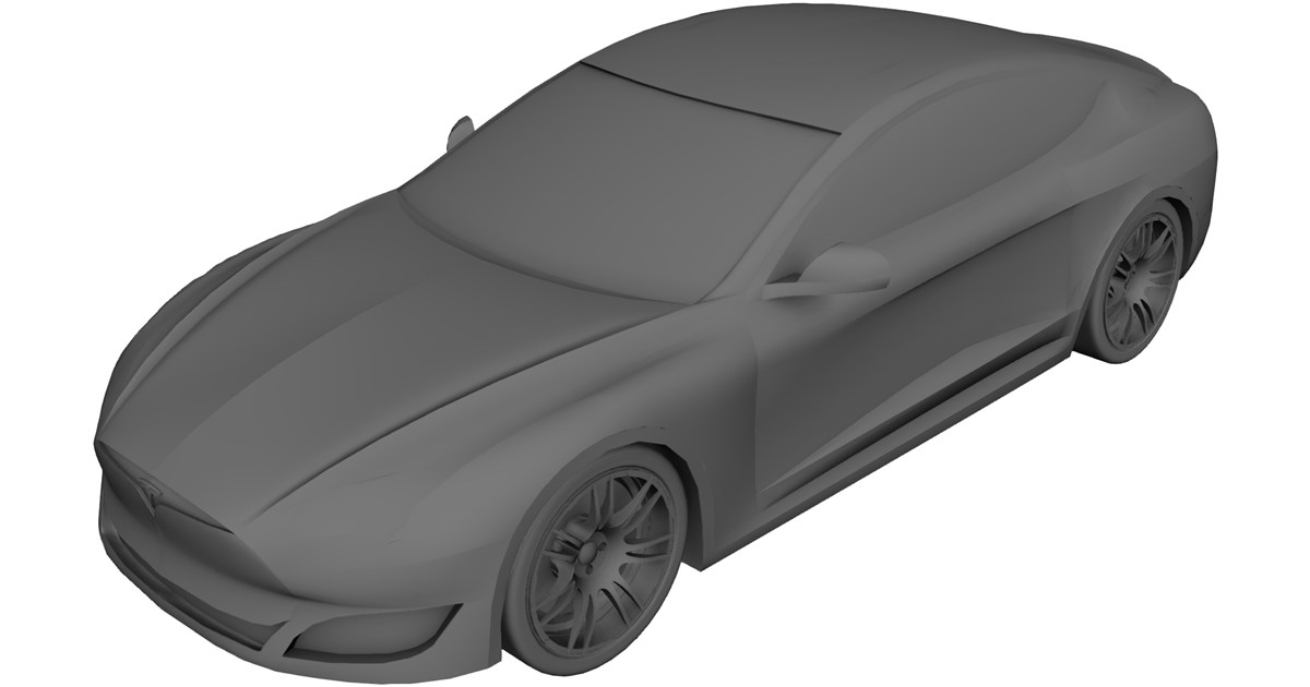 Tesla Model S CAD Model - 3D CAD Browser