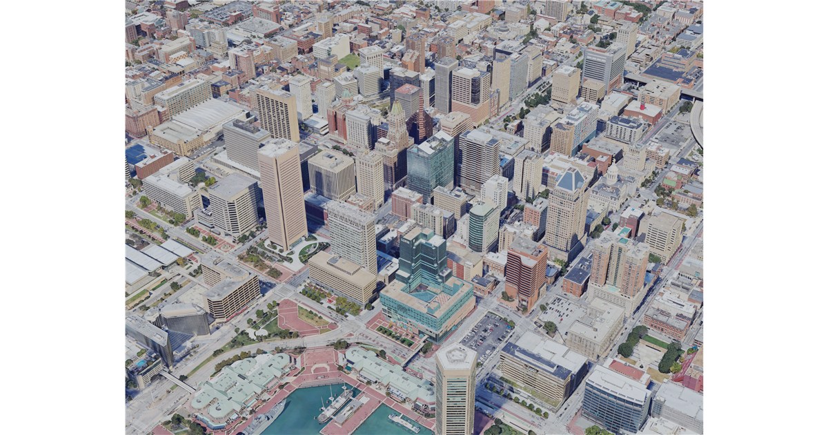 Baltimore City, USA 3D Model (2023) - 3D CAD Browser