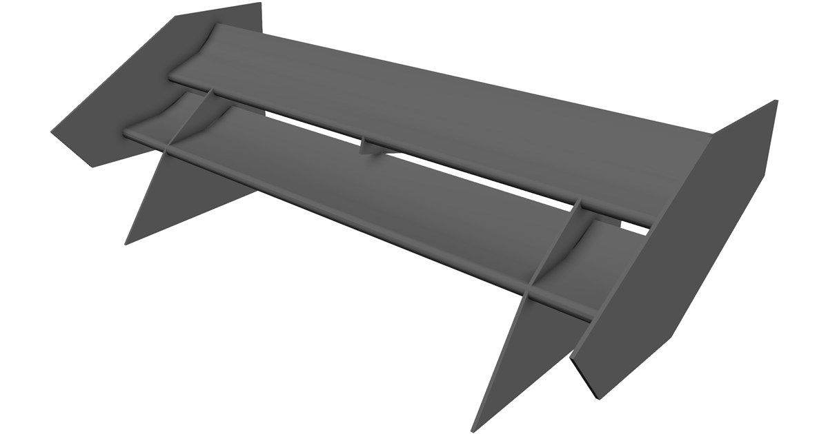 Formula Student Rear Wing CAD Model - 3D CAD Browser