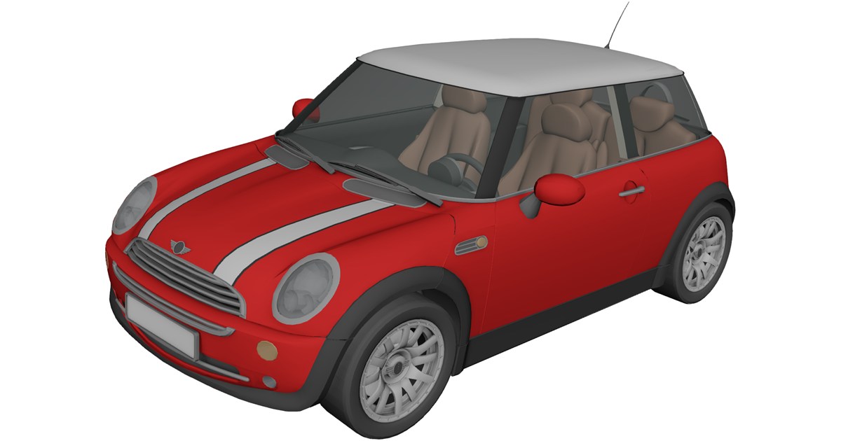 Mini Cooper 3D Model - 3D CAD Browser