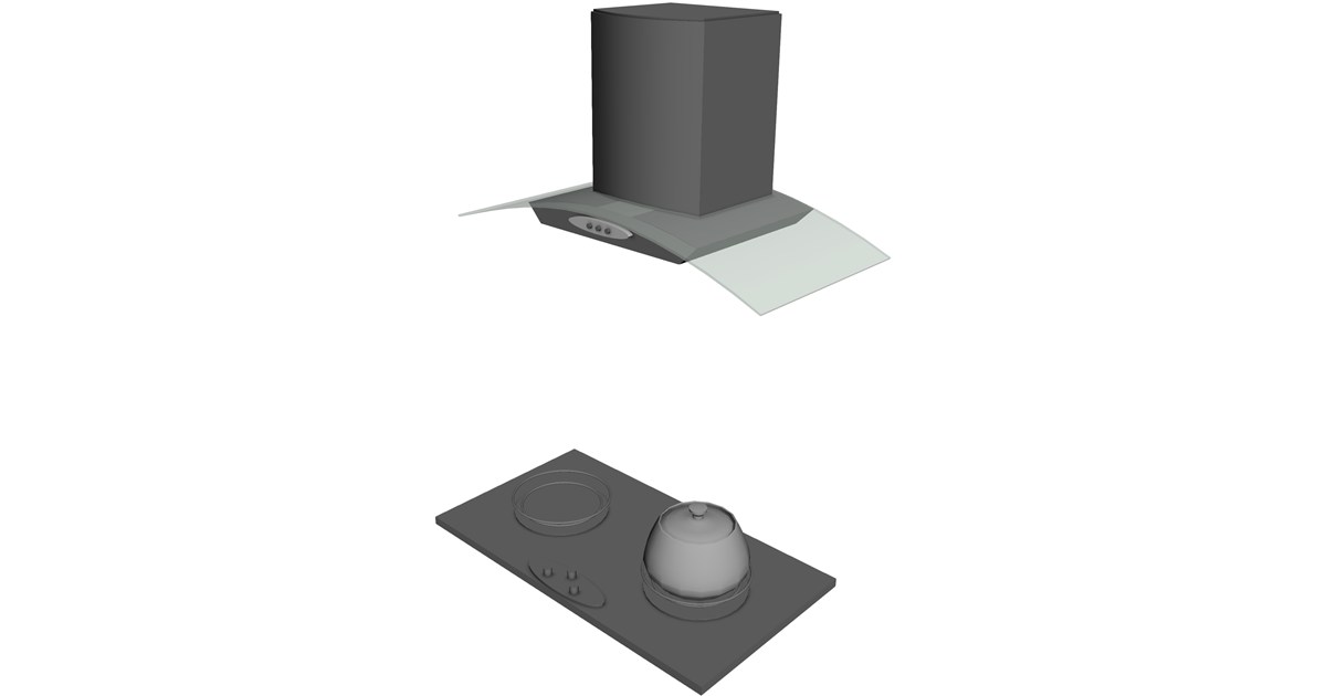 Kitchen Hood Free 3D Model - 3D CAD Browser