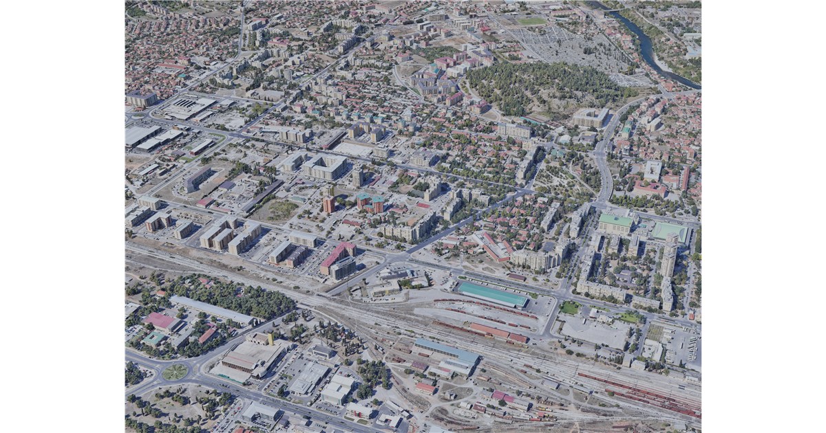 Podgorica City, Montenegro 3D Model (2023) - 3D CAD Browser