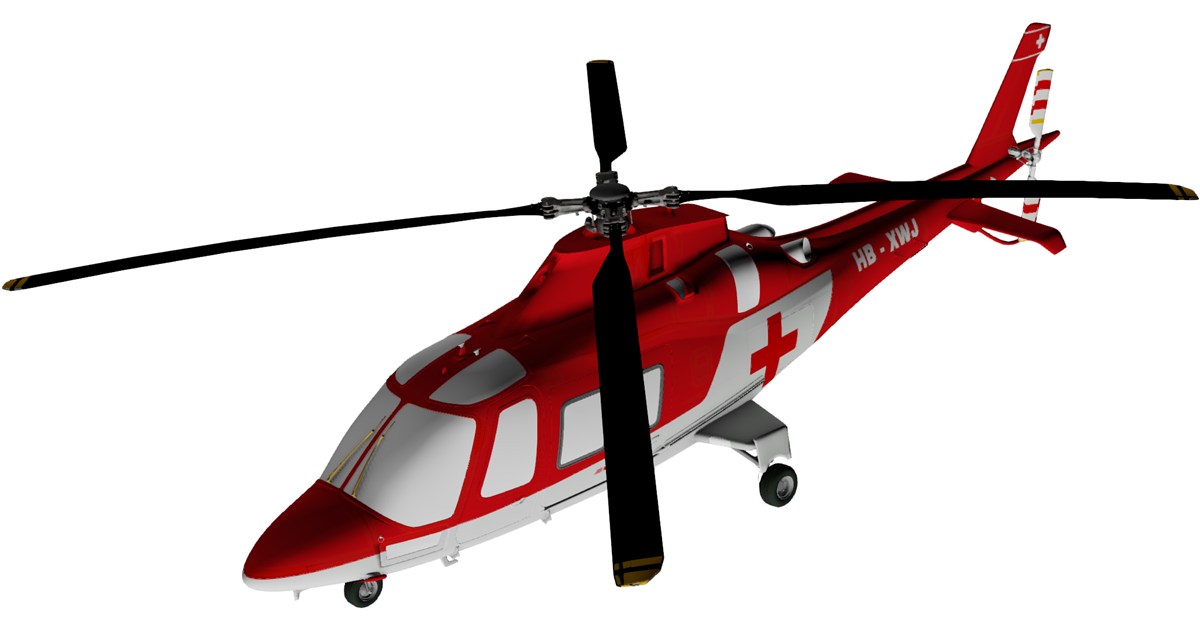 AgustaWestland AW109 Grand Helicopter 3D Model - 3D CAD Browser