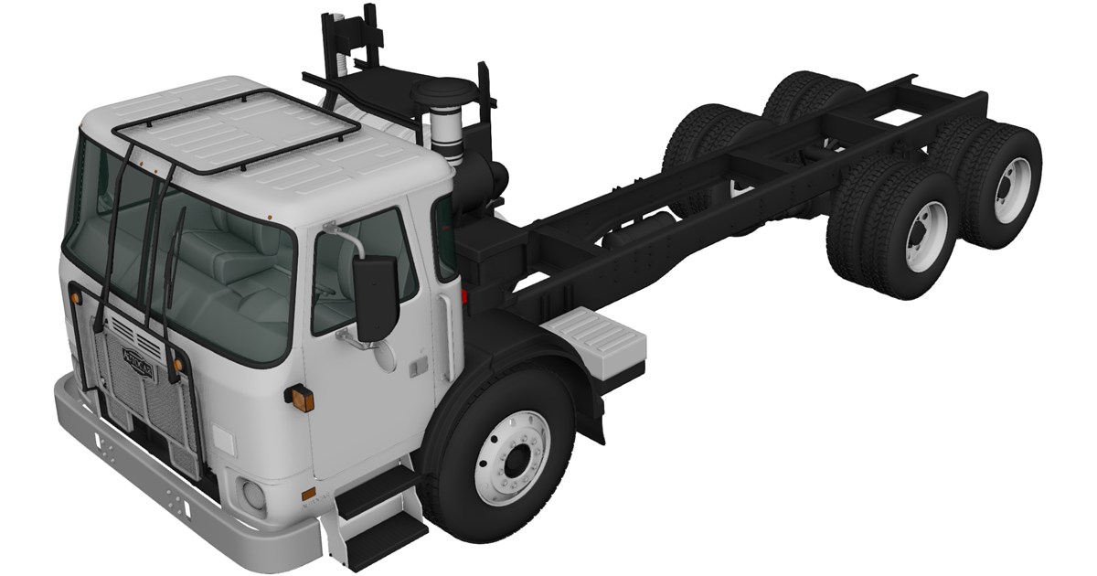 Autocar ACX Chassis 3D Model (2021) - 3D CAD Browser